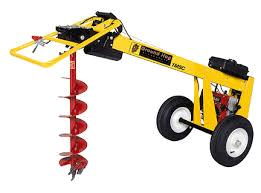 One Man Auger - Ground Hog Wheeled - Harco Equipment